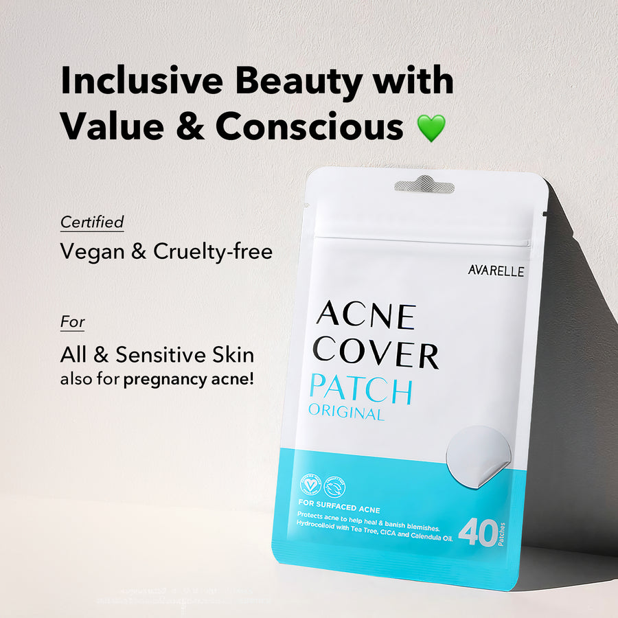 Acne Cover Patch Original 40CT (Size: Medium 10 - 14mm) for Pimple | V ...
